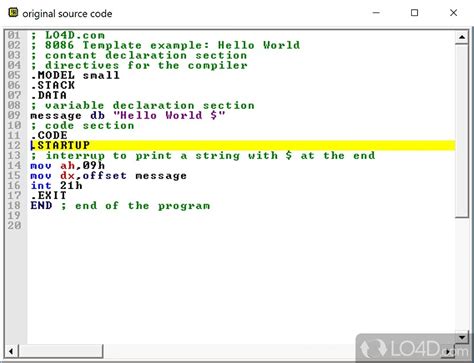 Microprocessor Emulator 8086 Assembly Download