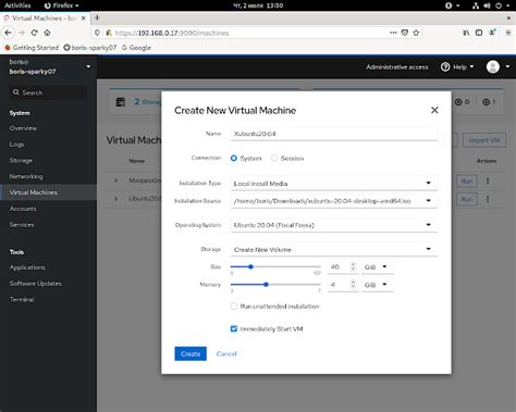 Openstack RDO KVM Hypervisor Install KVM Web Cockpit Console On SparkyLinux