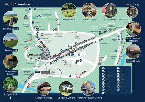 Llandeilo Map Visit Llandeilo