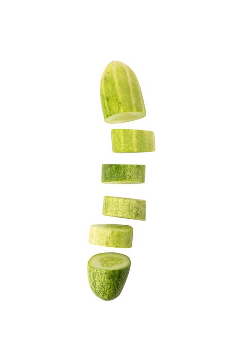 Falling Cucumber Slice Cutout Png File 24393268 Png