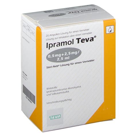 Ipramol Teva® 0 5 Mg 2 5 Mg 2 5 Ml 20 St Shop