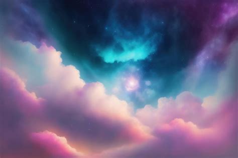 Premium AI Image Generative AI Landscape With A View Of The Planets