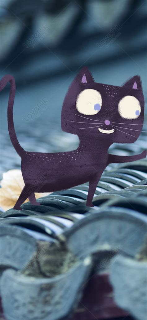 Gatito De Dibujos Animados Fondo De Pantalla Movil Imagen De Fondo Gratis Descargar En Lovepik