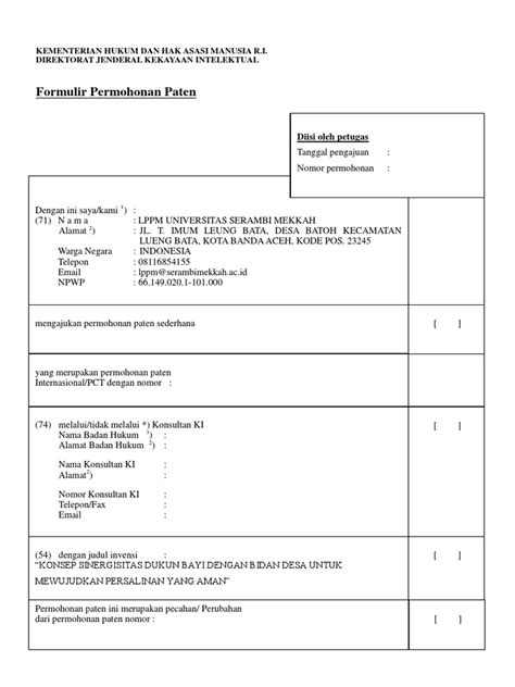 Detail Contoh Formulir Sederhana Koleksi Nomer 37
