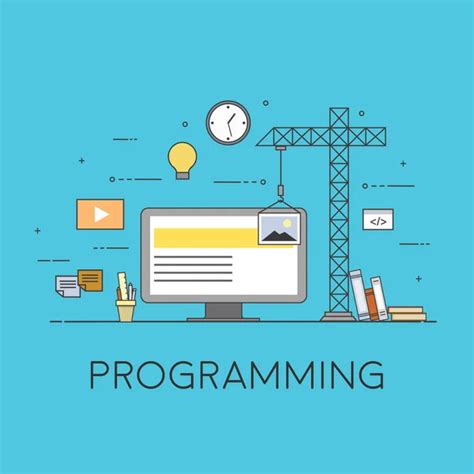 Flat Mobile Ui Ux Design Web Infographic Concept Vector Crane Creating Interface On Screen