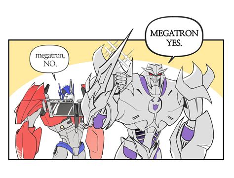 Optimus Prime And Megatron Transformers And More Drawn By Nothuman Danbooru
