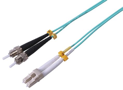 Optix Multimode Om3 Lc St Duplex Fibre Optic Patch Lead 1m Connectix Cabling Systems Cpc