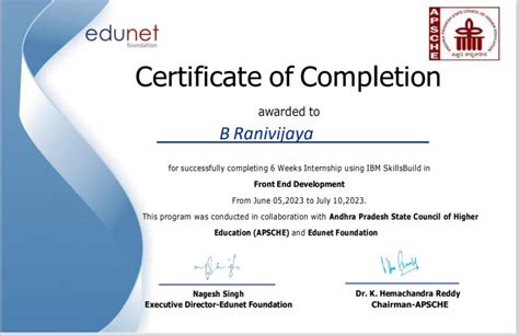 🚀 Successfully Completed My 6 Week Internship In Front End Development