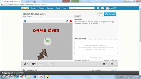 My Scratch Projects Youtube
