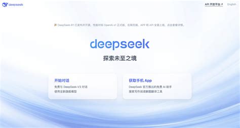 深度求索deepseek：ai聊天助手，人工智能对话与代码服务的平台 ai 人工智能