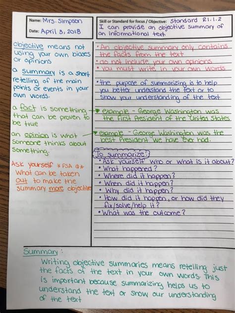 Teach101 How I Use Cornell Notes Effectively In My Laguage Arts Classroom Cornell Notes