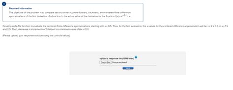 Solved Required Information The Objective Of The Problem