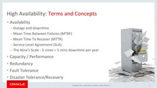 Why MySQL High Availability Matters PPT