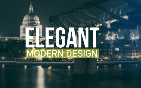 Typo Parallax Slideshow After Effects Templates