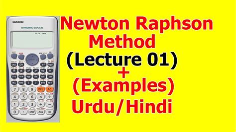 newton raphson method numerical methods lecture 01 in hindi youtube