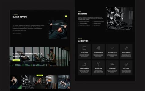 Gladiator Gym HTML5 Responsive Website Template
