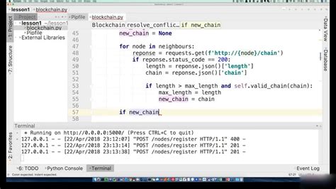 10 区块链技术核心原理实现 实现共识机制 1 python 3 youtube