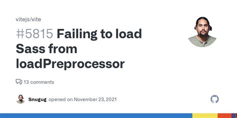Failing To Load Sass From LoadPreprocessor Issue Vitejs Vite GitHub