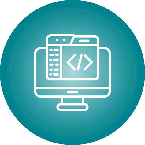 Code Editor Vector Icon Vector Art At Vecteezy
