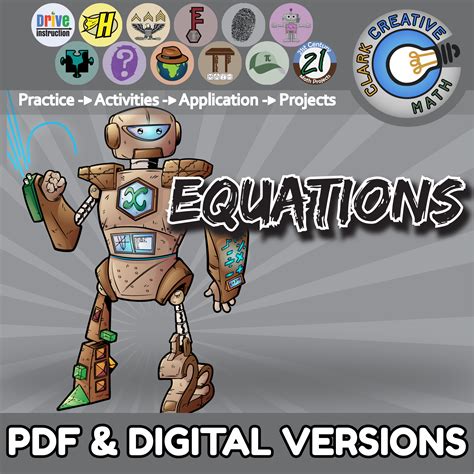Equations Unit Bundle Clark Creative Education