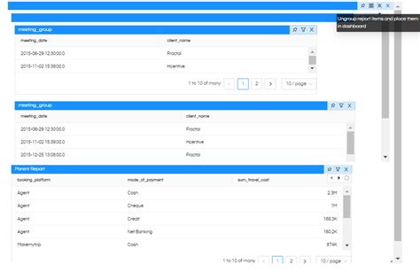 Right Click Operations In Dashboard Designer Helical Insight