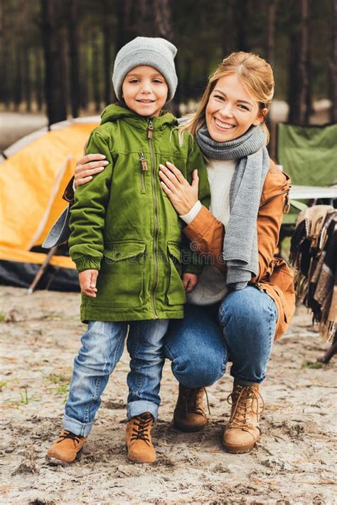 Happy Young Mother And Son Stock Image Image Of Togetherness 119771727