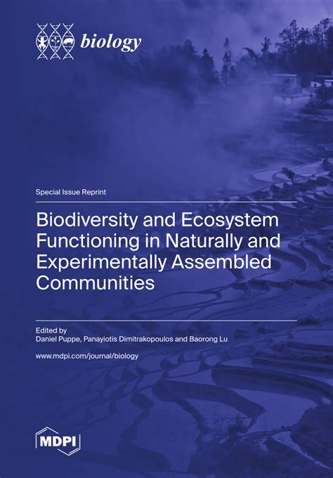 Pdf Biodiversity And Ecosystem Functioning In Naturally And