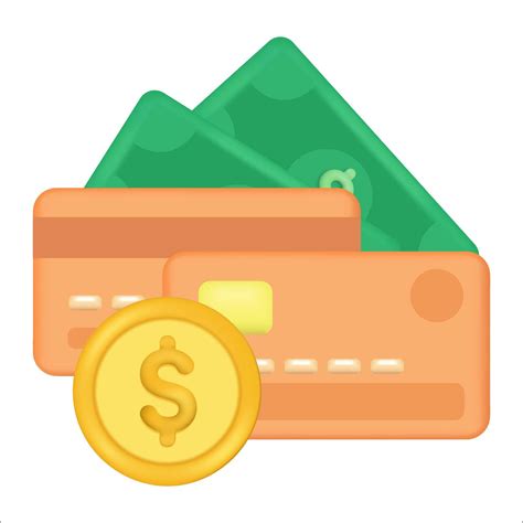 Credit Card With Coin And Paper Money Financial Transactions And Payments Concept Of Financial