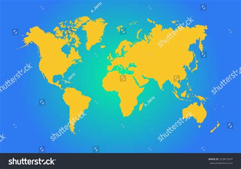 Vector World Map Background Stock Vector Royalty Free 353815547 Shutterstock