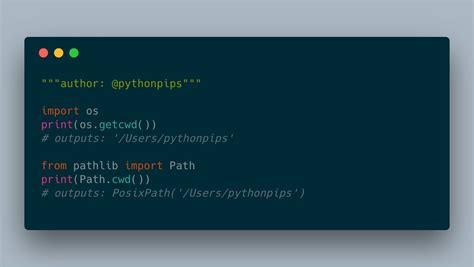 How To Get Current Working Directory In Python Using Os And Pathlib