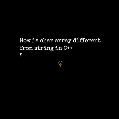Char Array Versus String Geekgirl Decodes