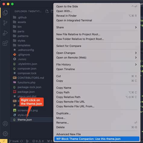 github ediamin wp block theme companion a vscode extension for