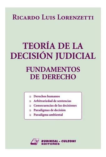Libro Teoría De La Decisión Judicial Fundamentos De Derecho Mercadolibre