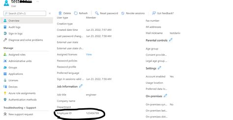 Custom Policies Azure AD B C Issue With Read The Value Employee ID Of User Of Azure AD Stack