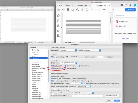 exporting to pdf makes line weights appear thicker adobe product
