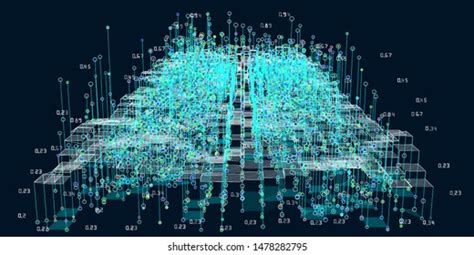Filtering Machine Algorithms Cube Big Data Stock Vector Royalty Free