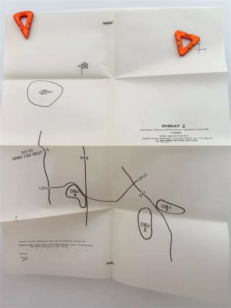 Us Army General Staff College Training Map Overlay 2 Kansas Missouri £