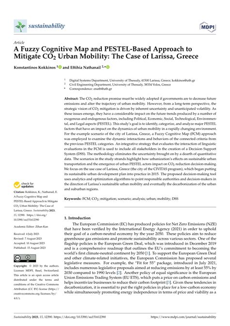 pdf a fuzzy cognitive map and pestel based approach to mitigate co2