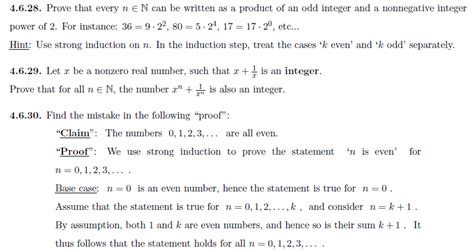 solved 4 6 28 prove that every n en can be written as a