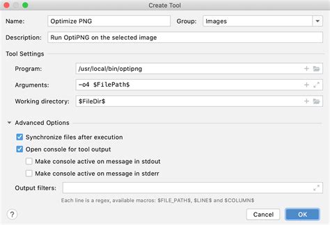 External Tools Jetbrains Rider Documentation