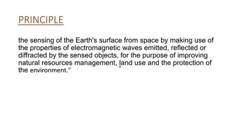 Description Working Of Remote Sensing And Gis Pptx