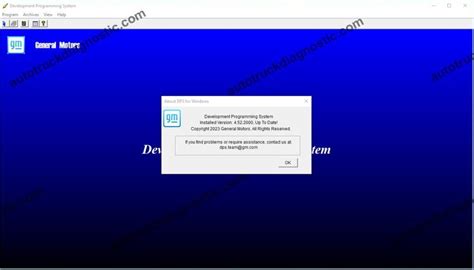 GM Development Programming System DPS V Diagnostic Software