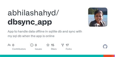 github abhilashahyd dbsync app app to handle data offline in sqllite