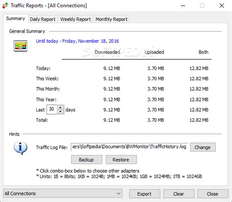 Bandwidth Monitor Download Softpedia