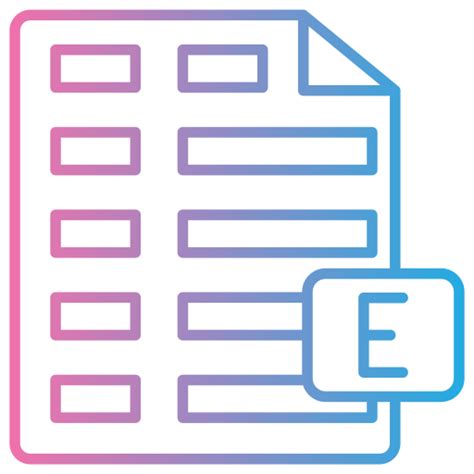 Excel File Free Technology Icons