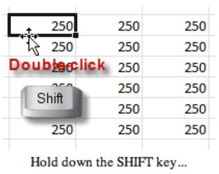 Excel Double Click Tricks Mouse Training London Ltd