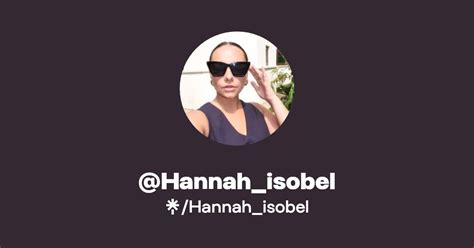 Hannah Isobel Tiktok Linktree