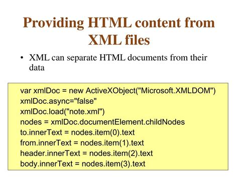 Ppt Xml Document Object Model Powerpoint Presentation Free Download Id5336429