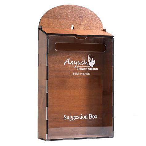 Wooden Suggestion Box My Creatives