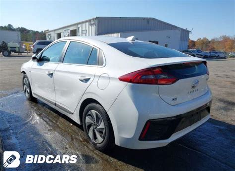 2017 Hyundai Ioniq Hybrid Sel Kmhc75lc5hu018909 Bid History Bidcars